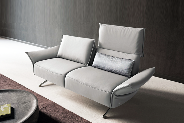 VINETO 3 Seater Functional Sofa in Leather by Koinor – Castilla Singapore